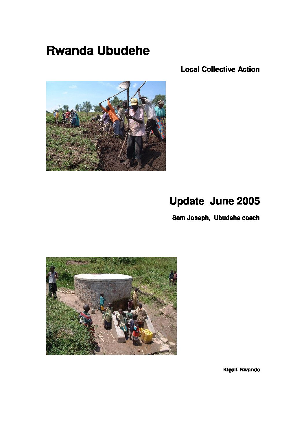 Rwanda Ubudehe – RCSP